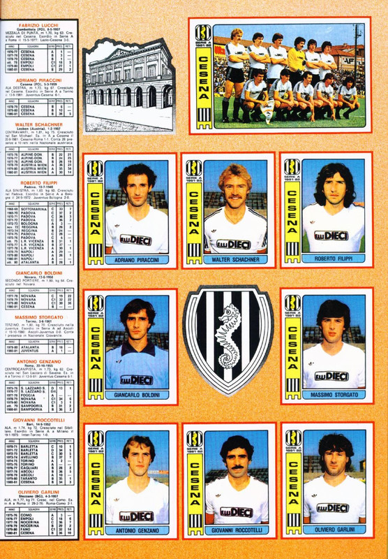 Calciatori 1981 1982 Panini 15 — Postimages