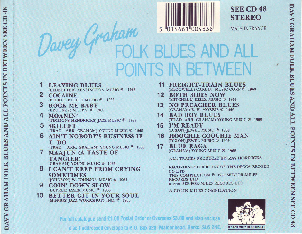 Download Davey Graham-Folk Blues and All Points In Between (1985) EAC ...
