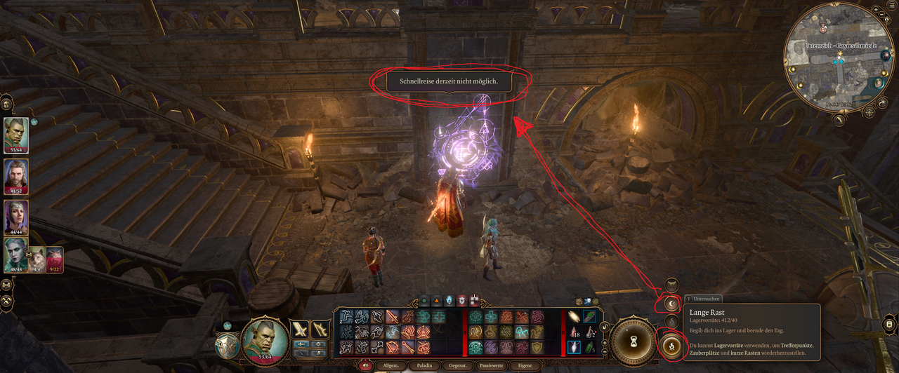 Cannot Fast Travel or long/short rest anymore - Larian Studios forums