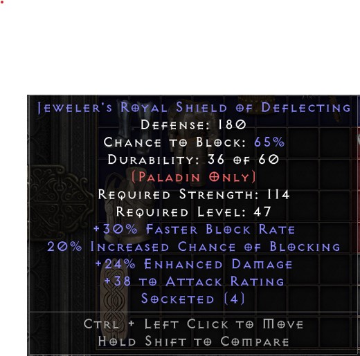 Jeweler's Royal Shield Of Deflecting Jmod's Bro - Topic - d2jsp