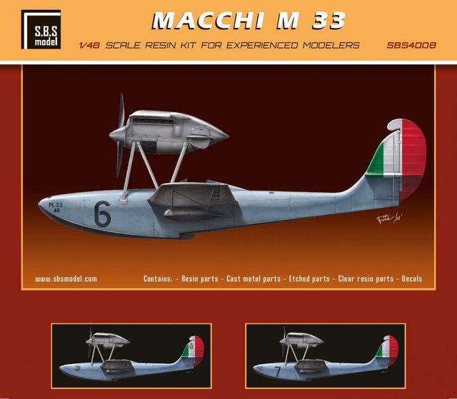 1/48 - Macchi M.33 resin kit by SBS Model - released - The Rumourmonger ...