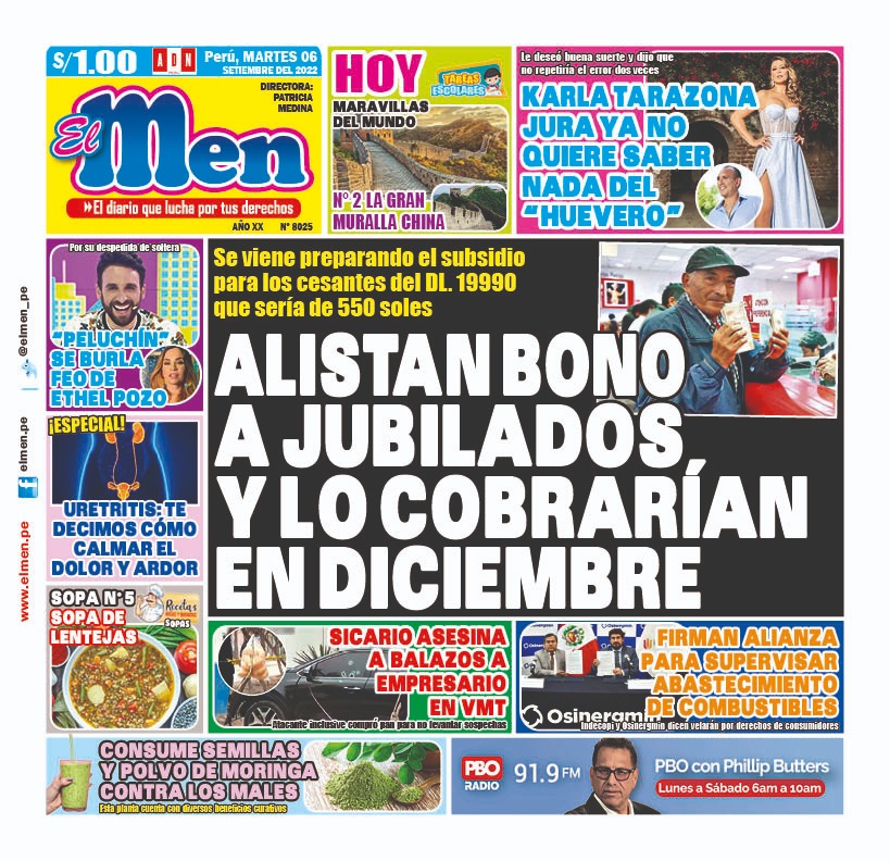 RAZONYFUERZA - Titulares del Men 5-The Real - Noticias de Chile y el mundo