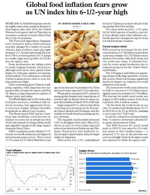GLOBAL FOOD INFLATION