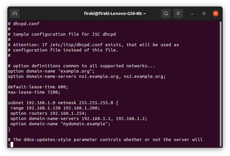 DHCP Settings for Ubuntu 21.04 : r/linuxadmin