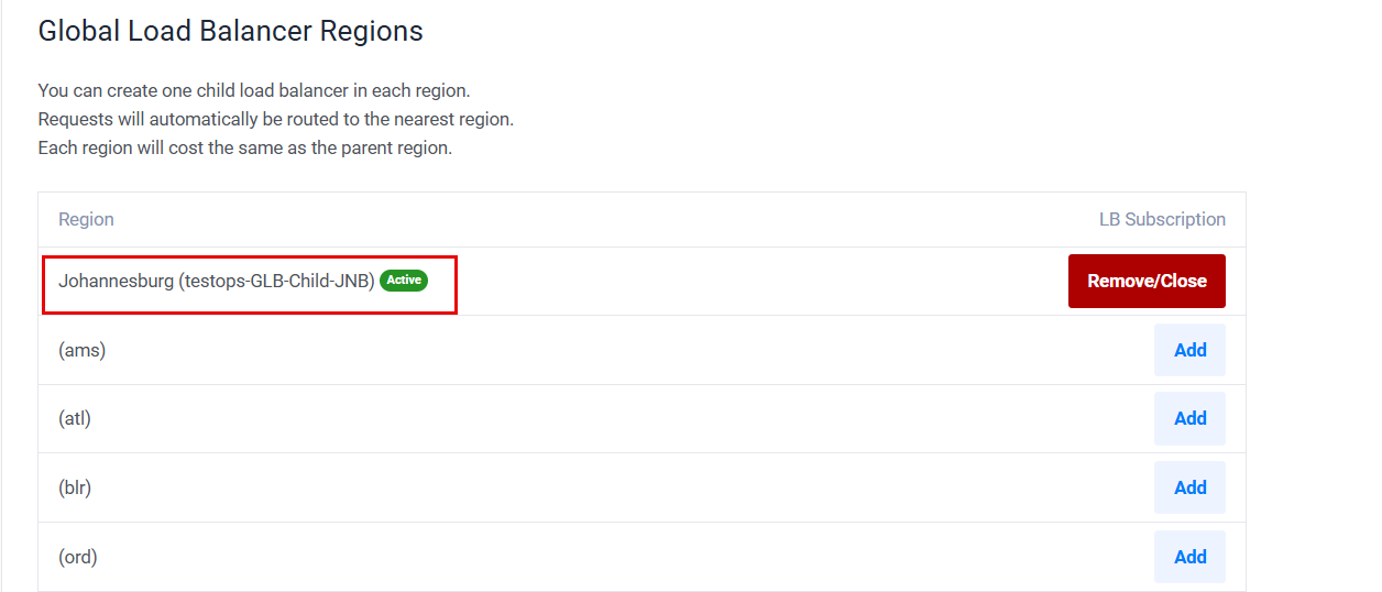How To Manage Global Regions On A Vultr Load Balancer Vultr Docs