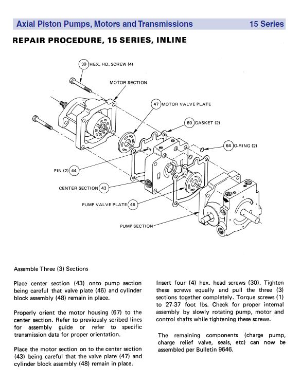 Sundstrand In-Line Hydro Purchase - Transmissions and transaxles ...