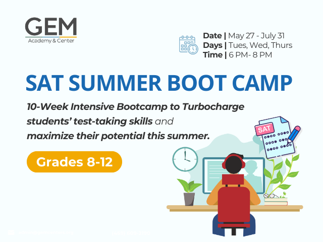 Summer SAT Bootcamp