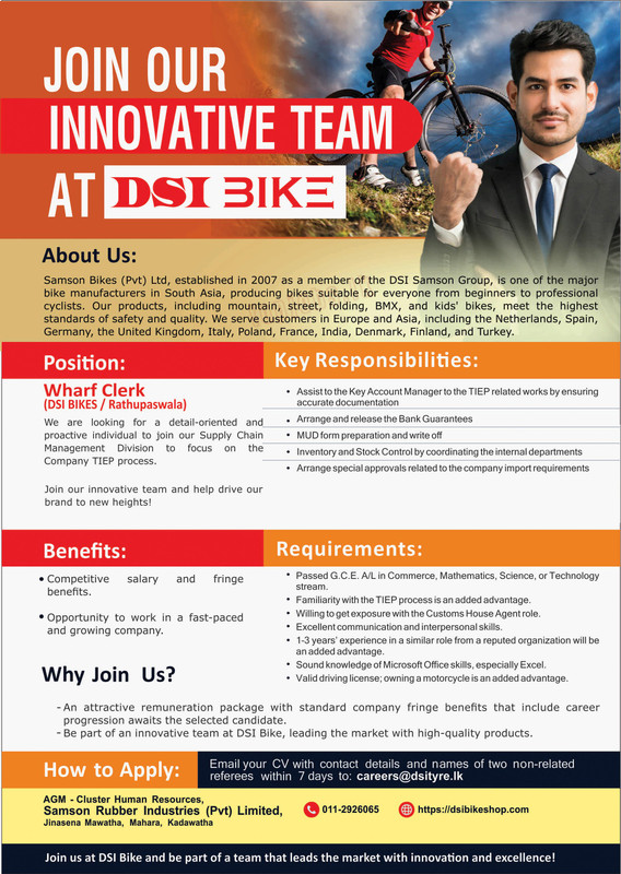 6059c Wharf clerk DSI BIKE — Postimages
