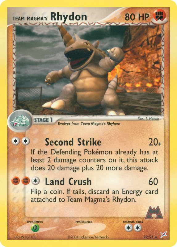 en US EX4 022 team magmas rhydon — Postimages