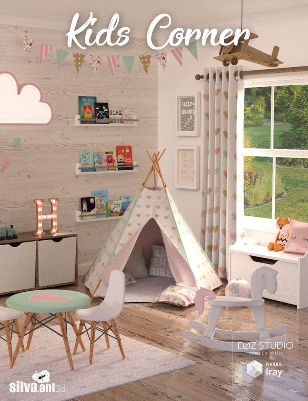 Kids Corner 2025 - Free Daz 3D Models