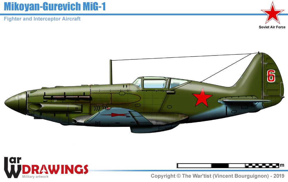 Profils Mikoyan-Gurevitch MiG-1 a Mig-13