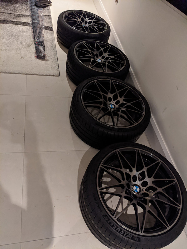 4X Genuine BMW 666M Dark Shadow Wheels + Michelins | The M3cutters