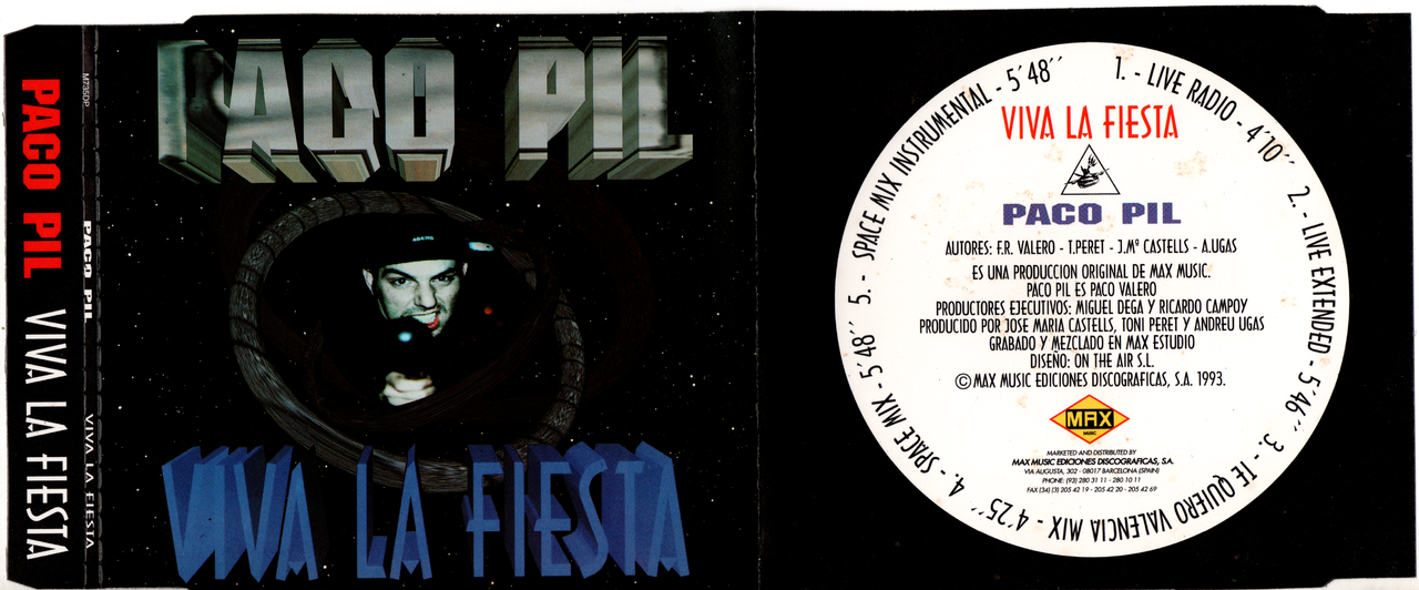 00 paco pil viva la fiesta (m735dp) cdm 1994 cover idf — Postimages