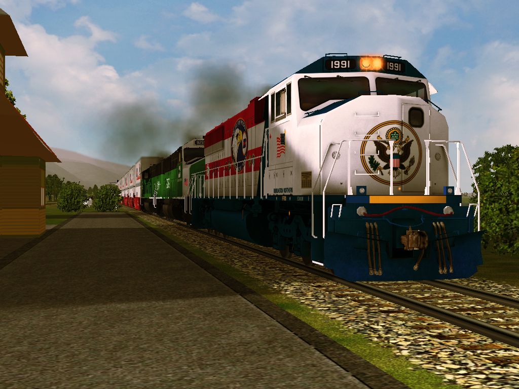 Various BNSF Open Rail screenshots - TrainSim.Com