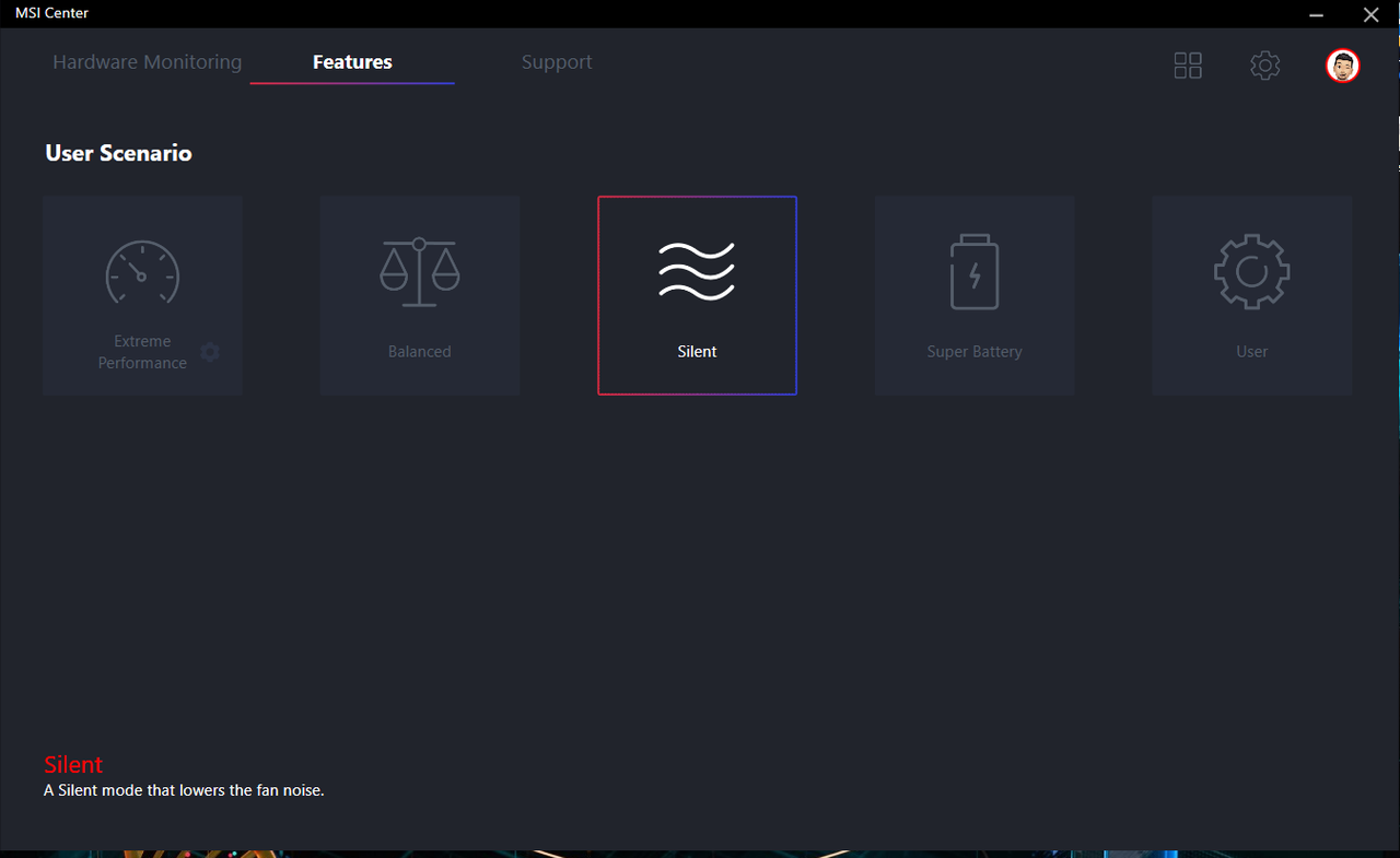 MSI Silent Option for Tiger Lake CPUs? : r/MSILaptops