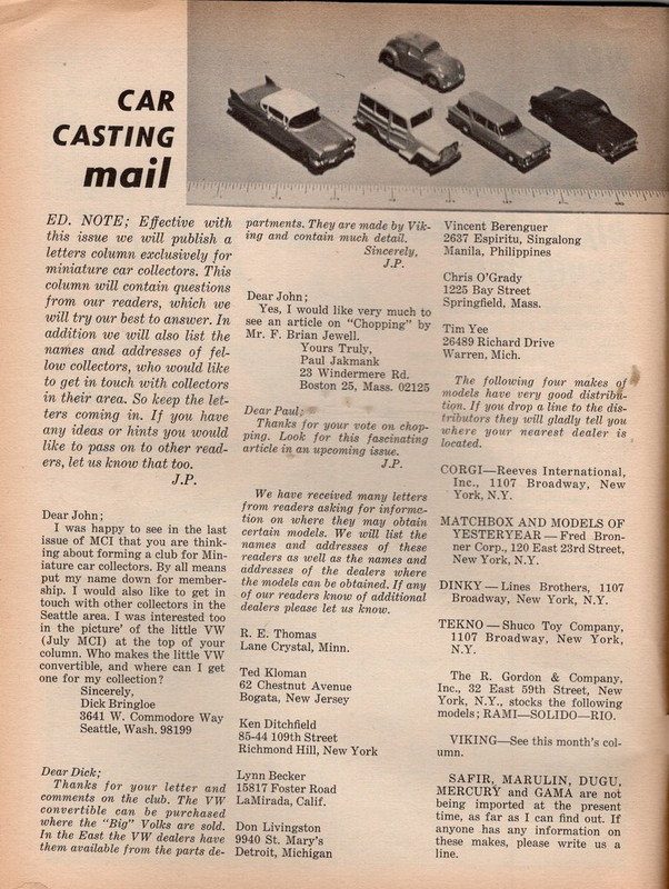 Model Cars Illustrated November / December 1963 | SlotForum