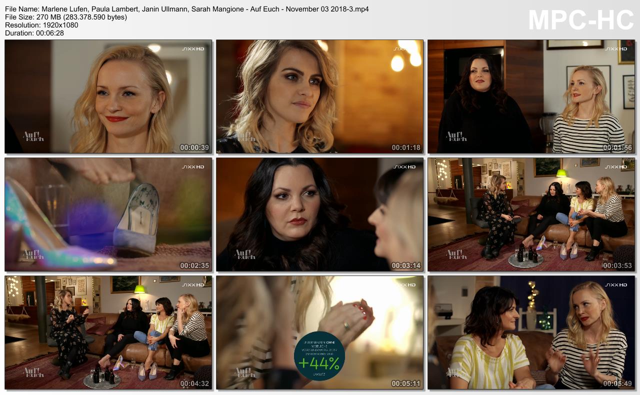 Marlene Lufen, Paula Lambert, Janin Ullmann, Sarah Mangione - Auf Euch ...