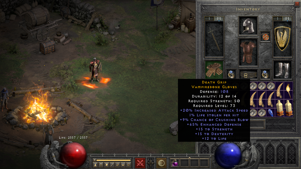 Bring Crushing Blow Gloves - Topic - d2jsp