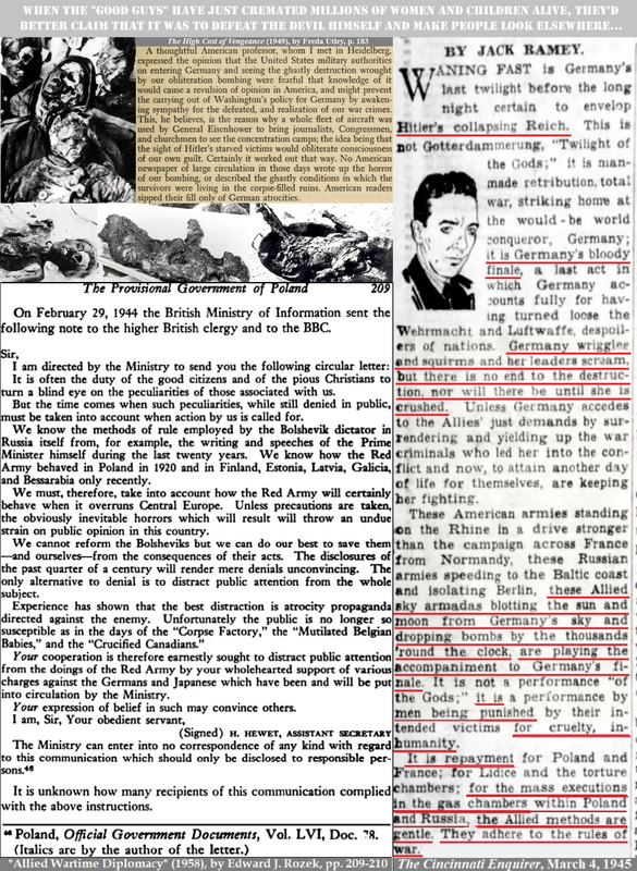 Holocaust good guys' psyop diversion atrocity propaganda — Postimages