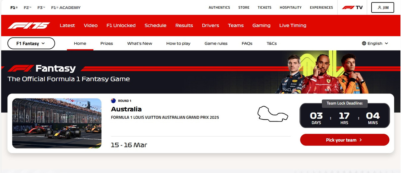 Grandprixgames F1 Fantasy league!!! Anyone interested?