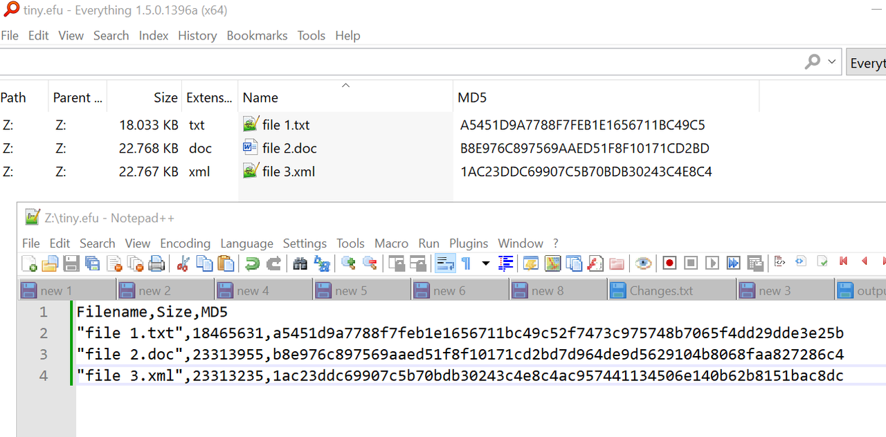 EFU list custom columns help - voidtools forum