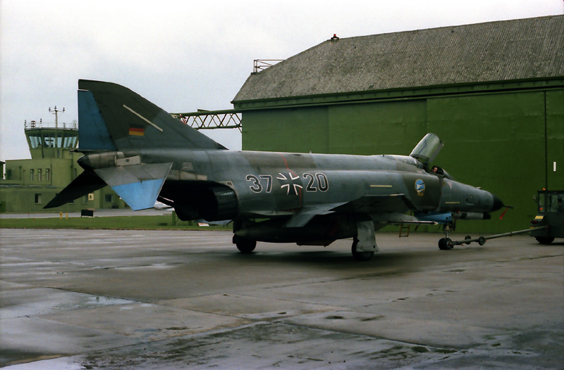 WGAF JG-74 F-4F Phantom exchange 11Sqdn. Binbrook March 1985 ...