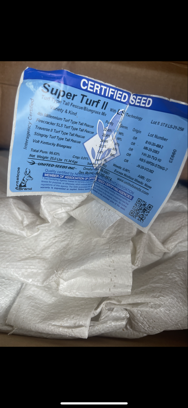 Just got my United Seed Super Turf ll | Lawn Care Forum