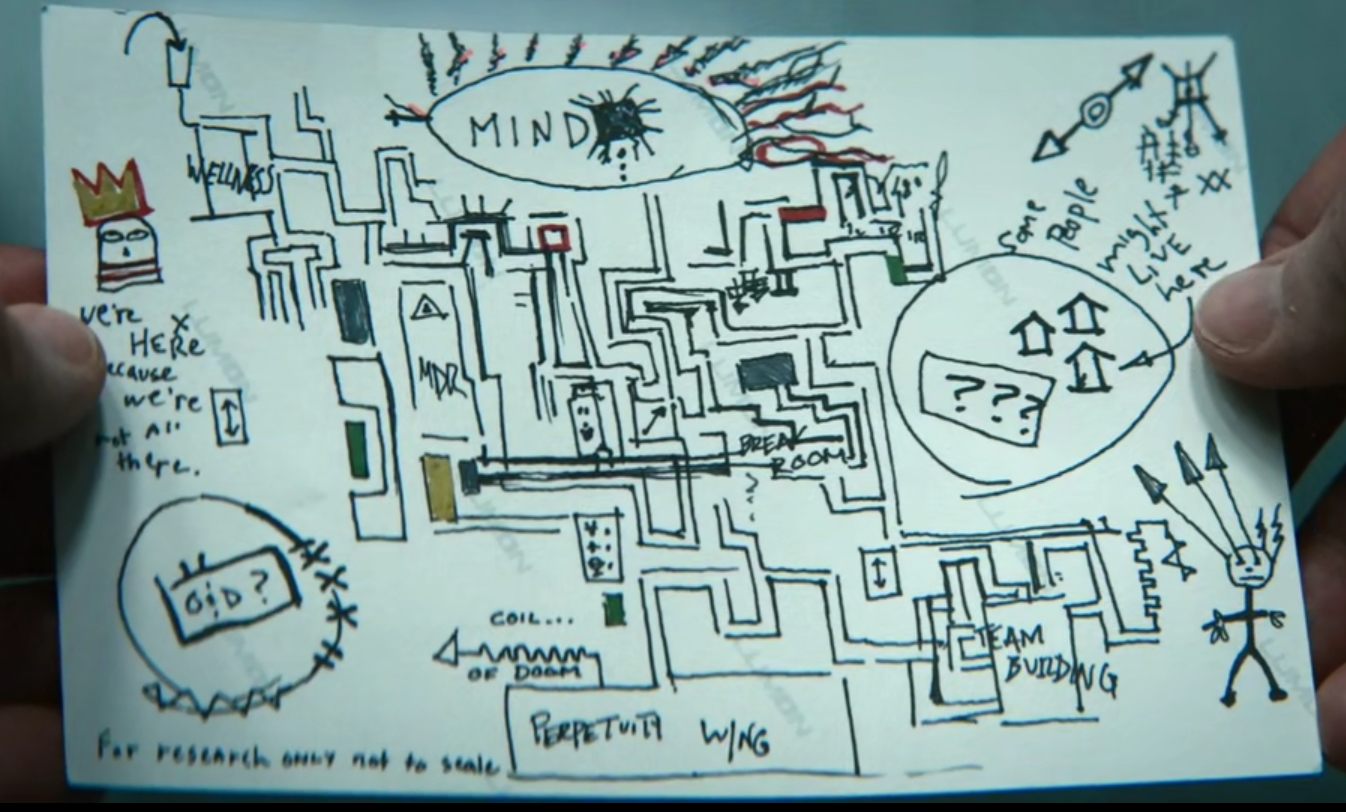 severance petey's map s01e04 — Postimages