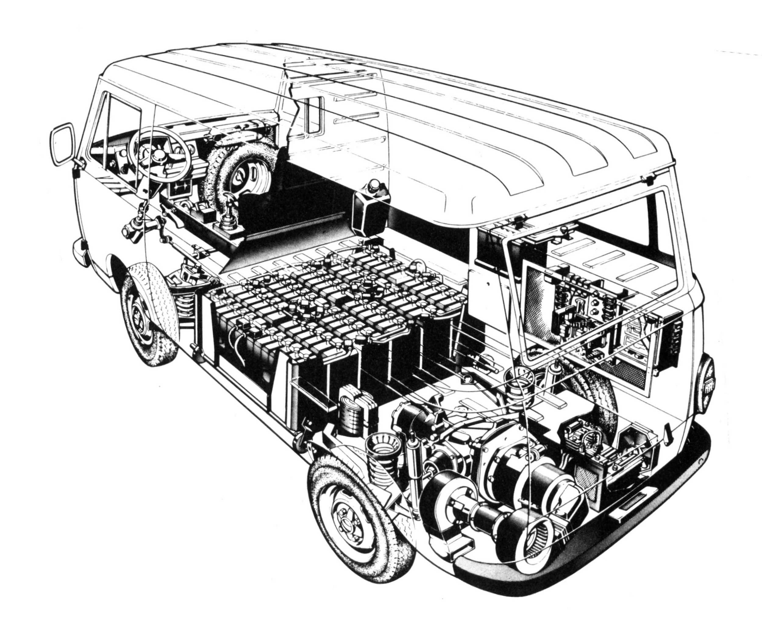 Fiat 900 T Electric by artist unknown — Postimages