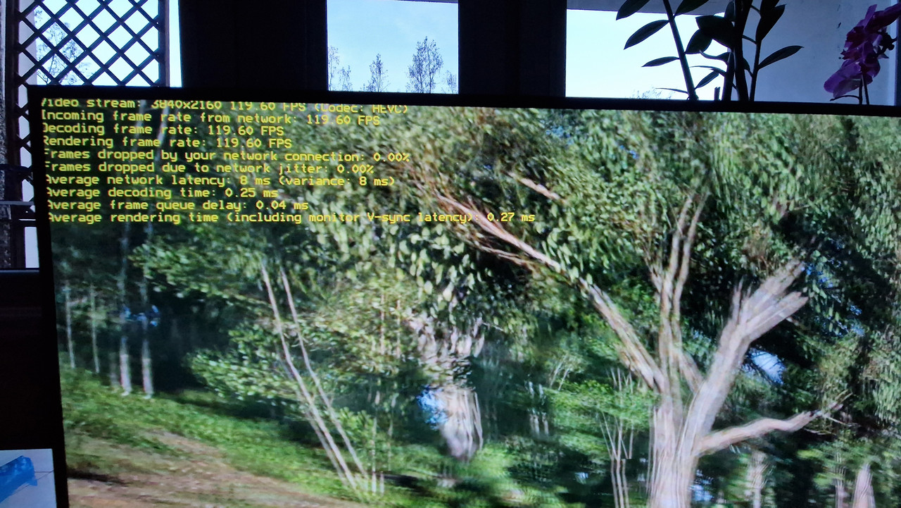 What bitrate is needed to stream 4K@120 with HDR without visible ...