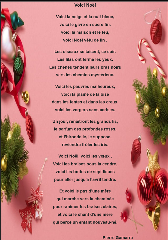 6 poèmes de Noël - Twinkl