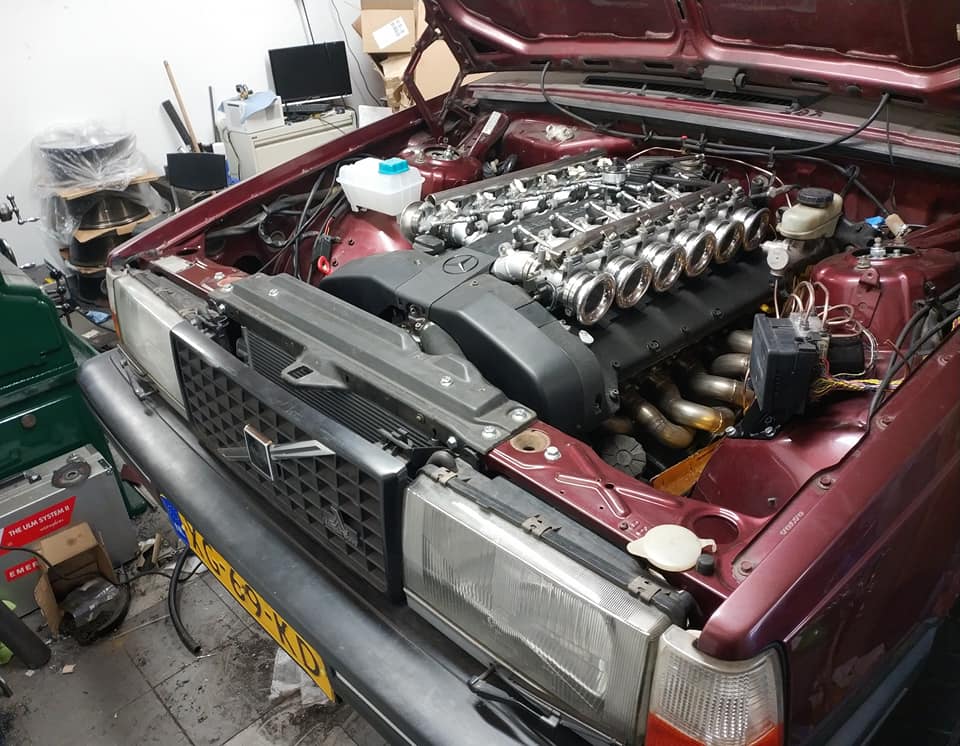 Volvo 740 wagon V12 6.0L engine swap