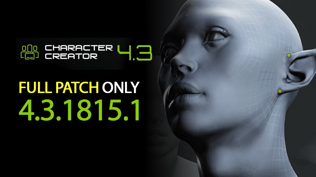 Character Creator 4.3.1815.1 -Full Patch Only- 2025 - Free Daz 3D Models