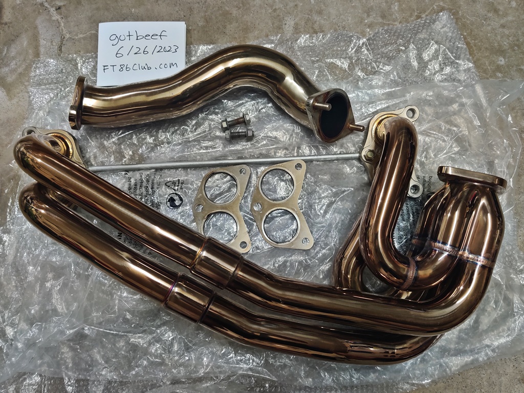 Gruppe-S Headers overpipe, Crawford AOS V3, OFT V1, Forester oil cooler ...