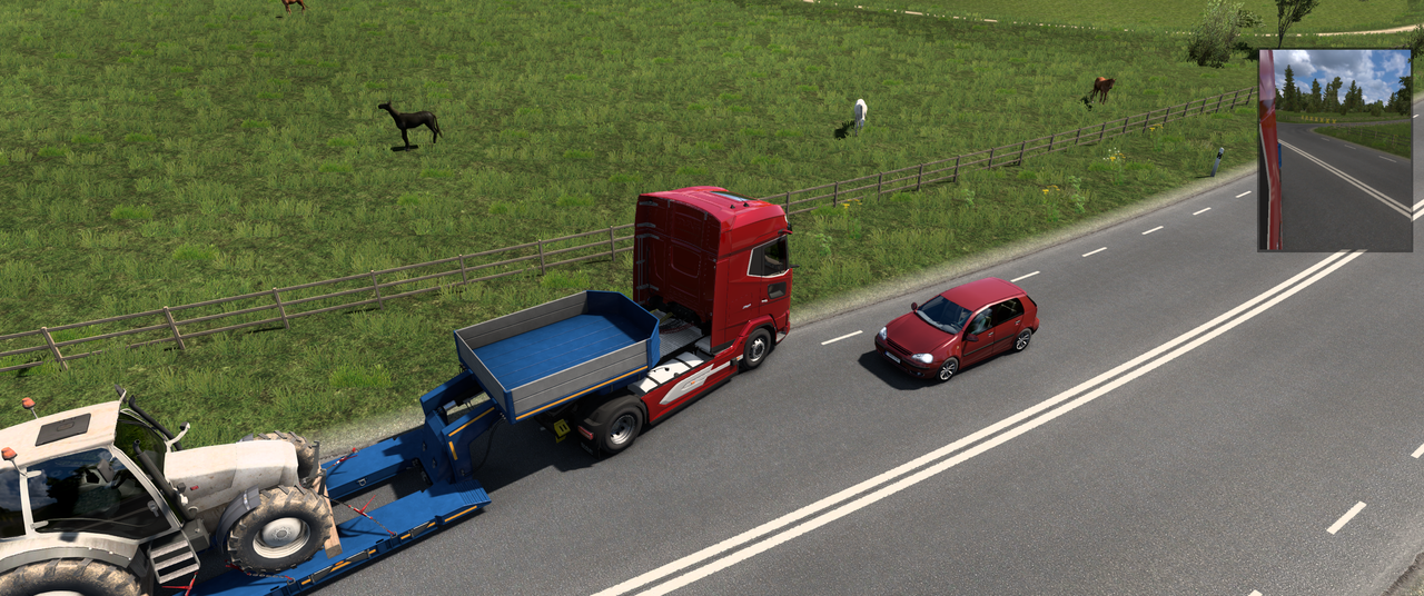 DAF blind spot sensor does not detect collision on the left side - SCS Software