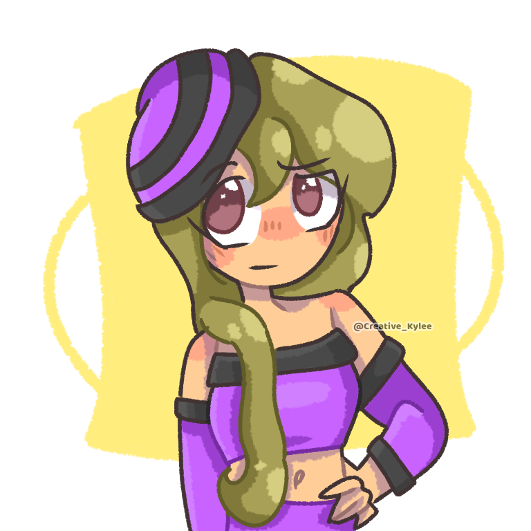 Yolanda (From my Story. Link in Description) + Drawing! Minecraft Skin