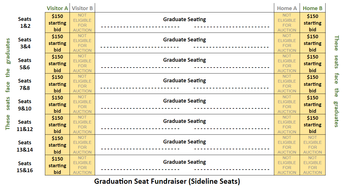 Horizon High School 2024 Graduation Field Seats