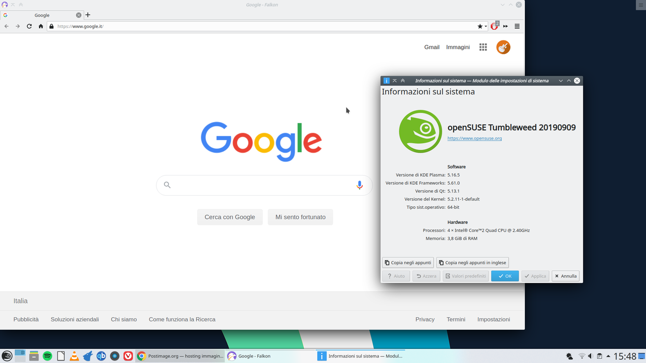 Falkon window contents never load : r/openSUSE
