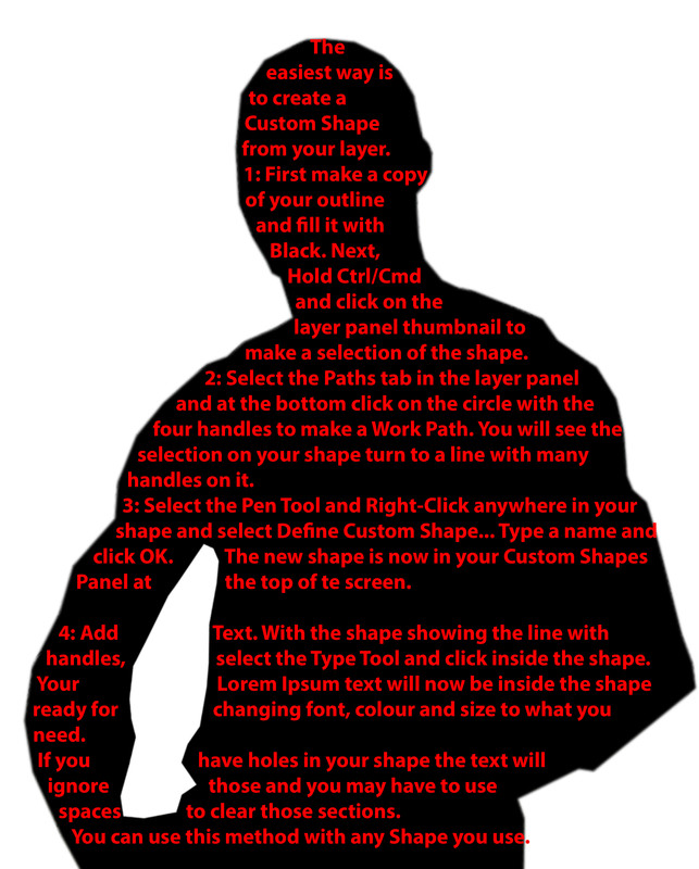 Text is not following work path I created? Don’t know how to fix : r ...