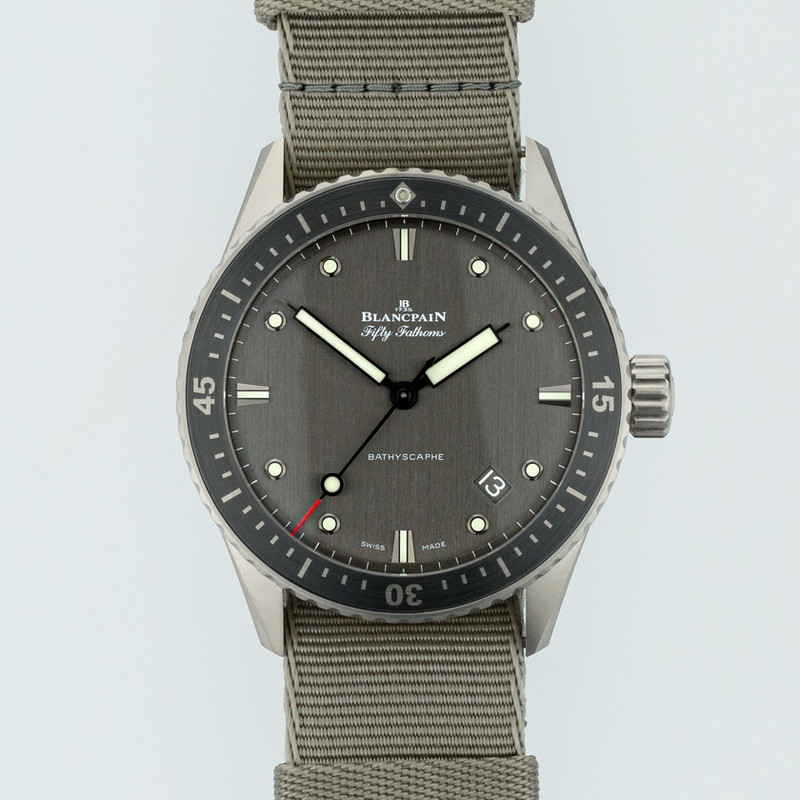 Blancpain Fifty Fathoms Bathyscaphe Titanium 5000 1210 NAGA 1 — Postimages