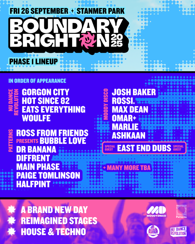 Boundary Brighton unveils Friday lineup | Skiddle