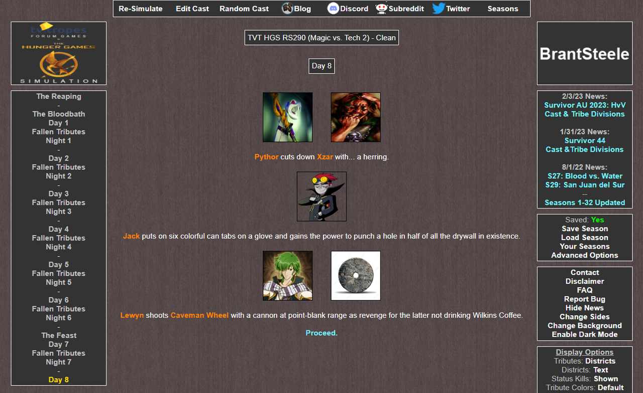 2023 07 29 11 35 47 Brant Steele Hunger Games Simulator — Postimages