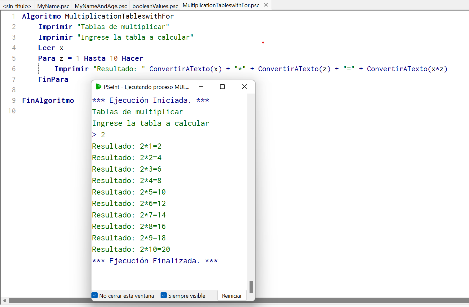 Multiplication tables with for 111 — Postimages