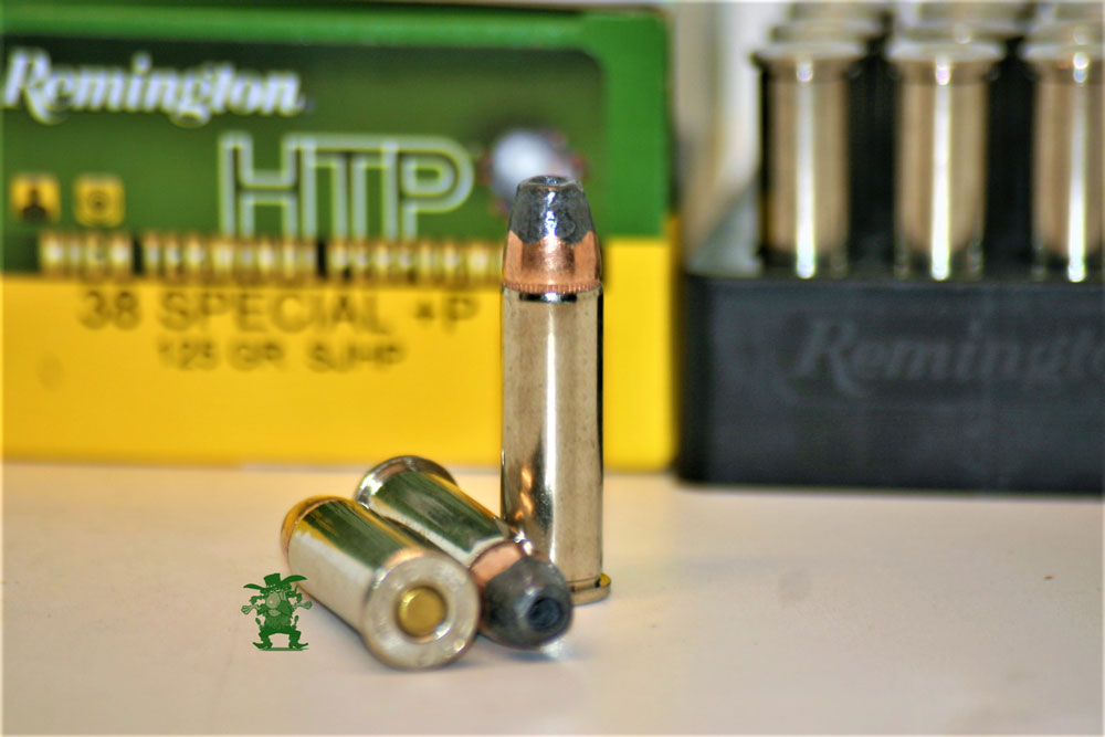 38 Special +P Remington HTP SJHP Fast 125 Grain 38+P Nickel/Brass 20 ...
