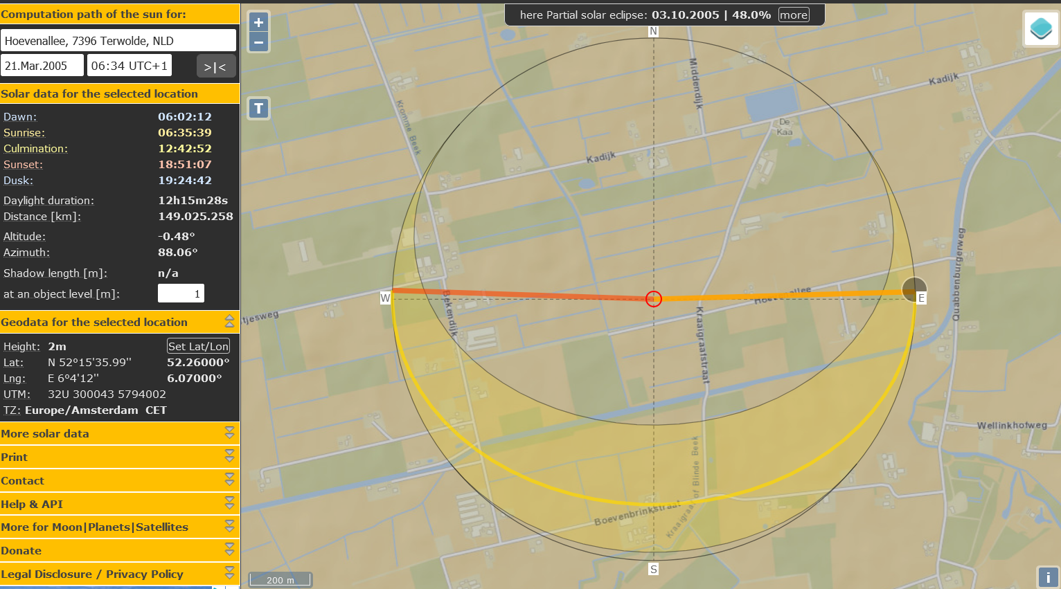 Screenshot 2021 08 07 at 22 19 57 Sun Calc sun position und sun phases ...