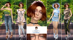 Download Townies Sims 4 Custom Characters - Bonita Chica