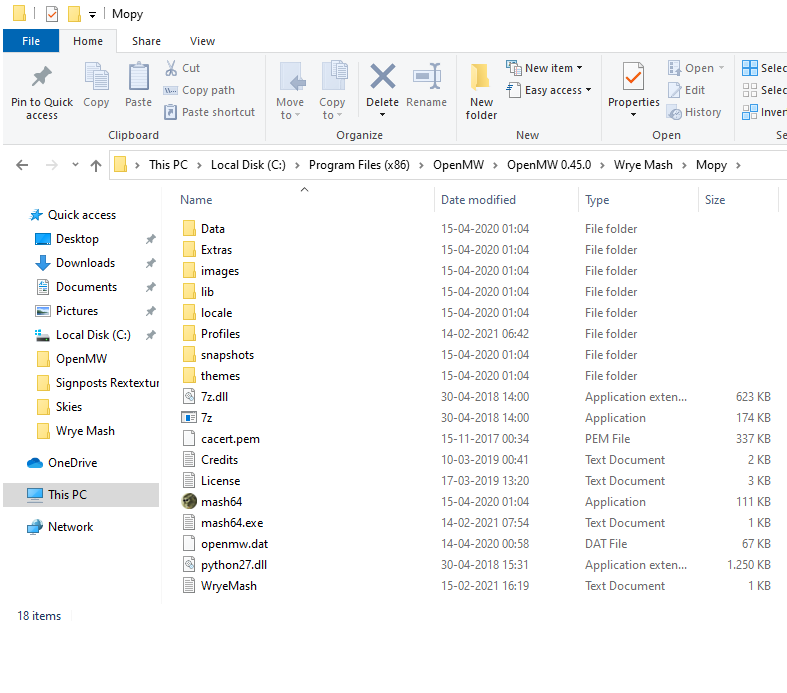 Wrye Mash for OpenMW by Polemos at Morrowind Nexus - mods and community