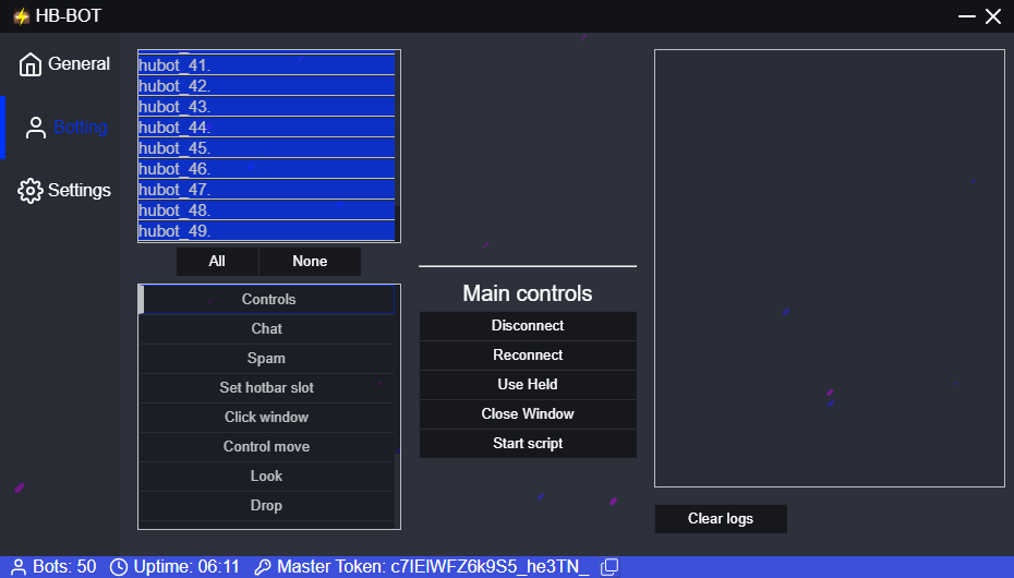 GitHub - huben1337/hb-bot: A botting tool for herobrine.org.