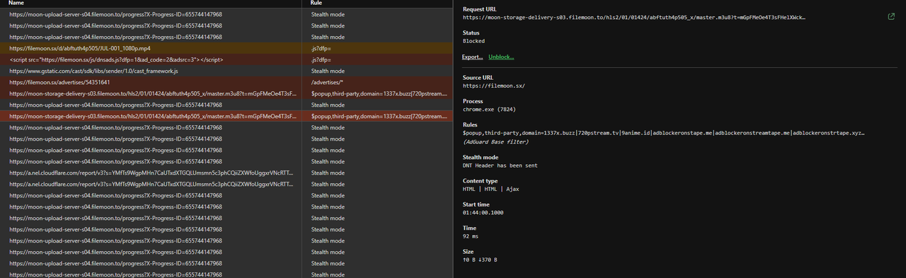 filemoon.sx · Issue #131671 · AdguardTeam/AdguardFilters · GitHub