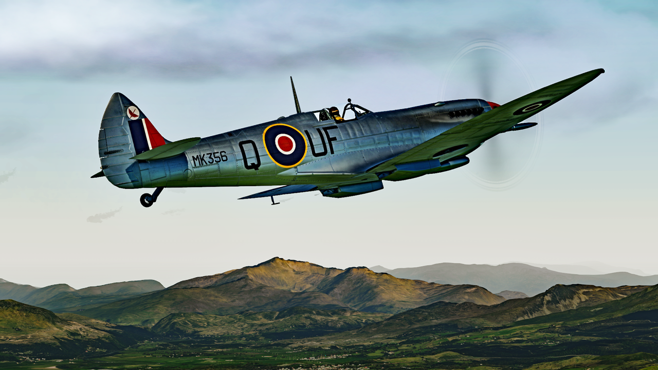 Spitfire out of Llanbedr. - Community Screenshots - Orbx Community and ...